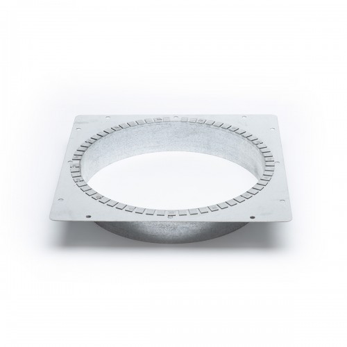 Supply Adapter, 10" Round, Electric Furnace (A01007-G03, Unico)